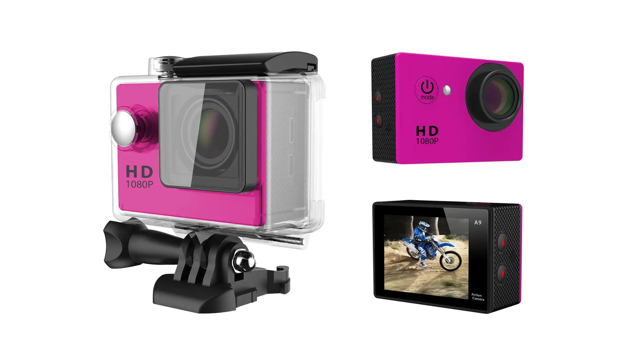Ultra Hd 4k Video Underwater Sport Camera Action Camera For Go Pro ...