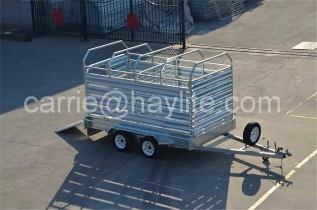Farm Trailer Livestock Animal Trailer Cattle Trailer New Design - Buy ...