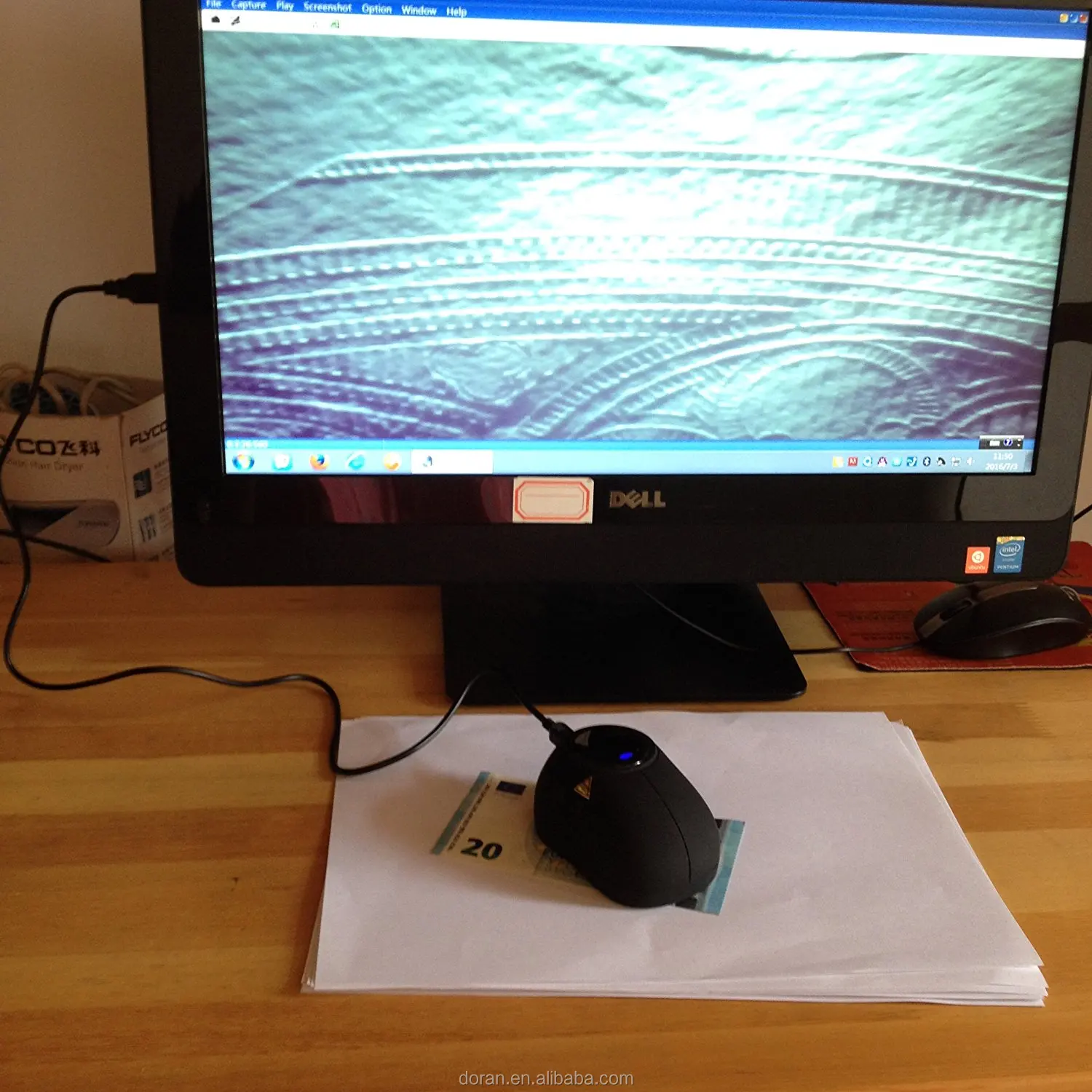 Laster Ir Usb Digital Mouse Magnifier Uva Uvc Magnifier With White And ...