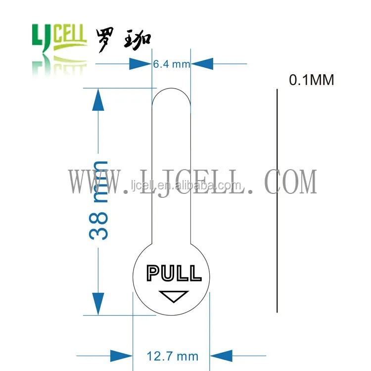 Cr1025 Plastic Battery Pull Tabs - Reliable Isolation Sheets