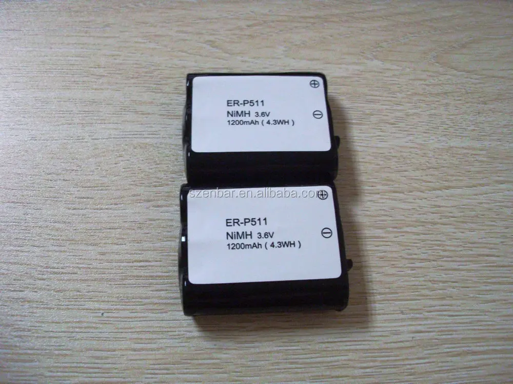 OEM ODM NI-MH ER-P511 3.6V 1200mah Battery for Huawei