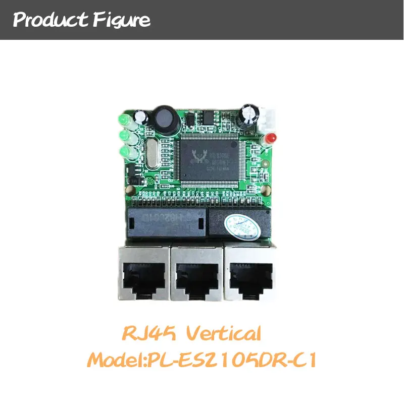 3 Port 10/100mbps Ethernet Switch PCB - Efficient Data Transfer