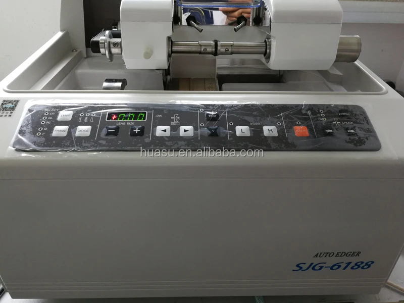 China Automatic Lens Edging Optical Grinding Cutting Machine For Pc Cr ...