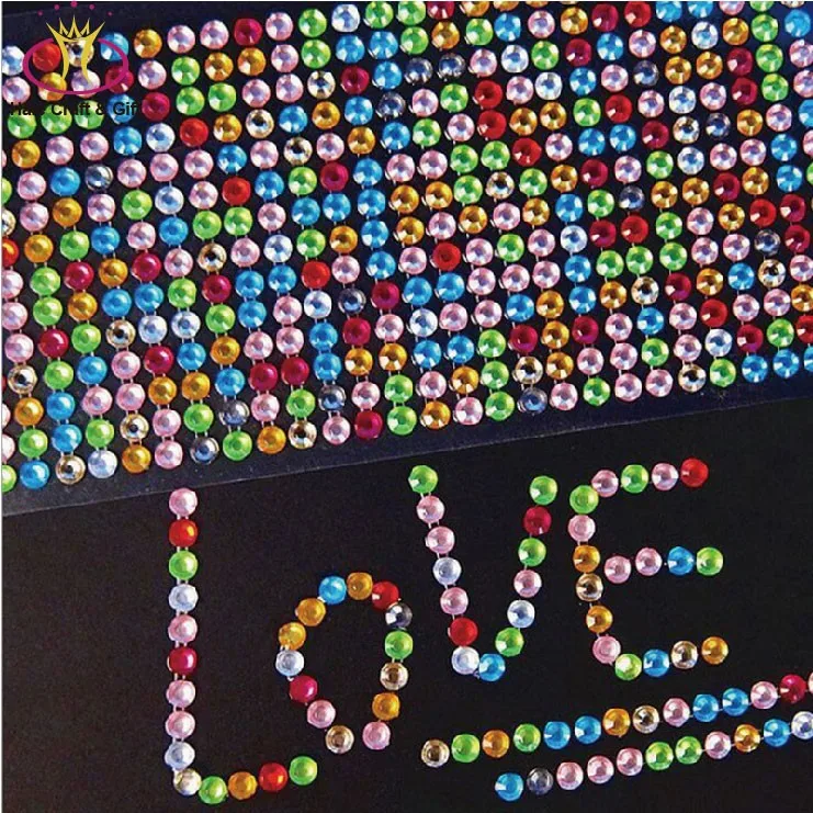 Self Adhesive Acrylic Gem Sticker Rhinestone Diamante Embellishment ...