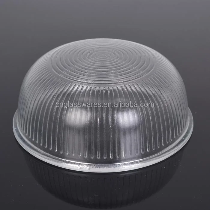 Clear Round Bulkhead Light Glass Cover - Waterproof & Durable