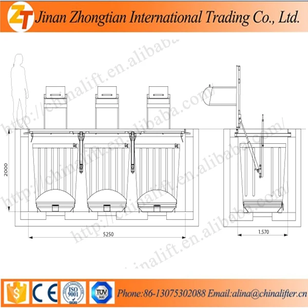 Ce Sgs Iso Hydraulic Underground Waste System Under Ground Waste ...