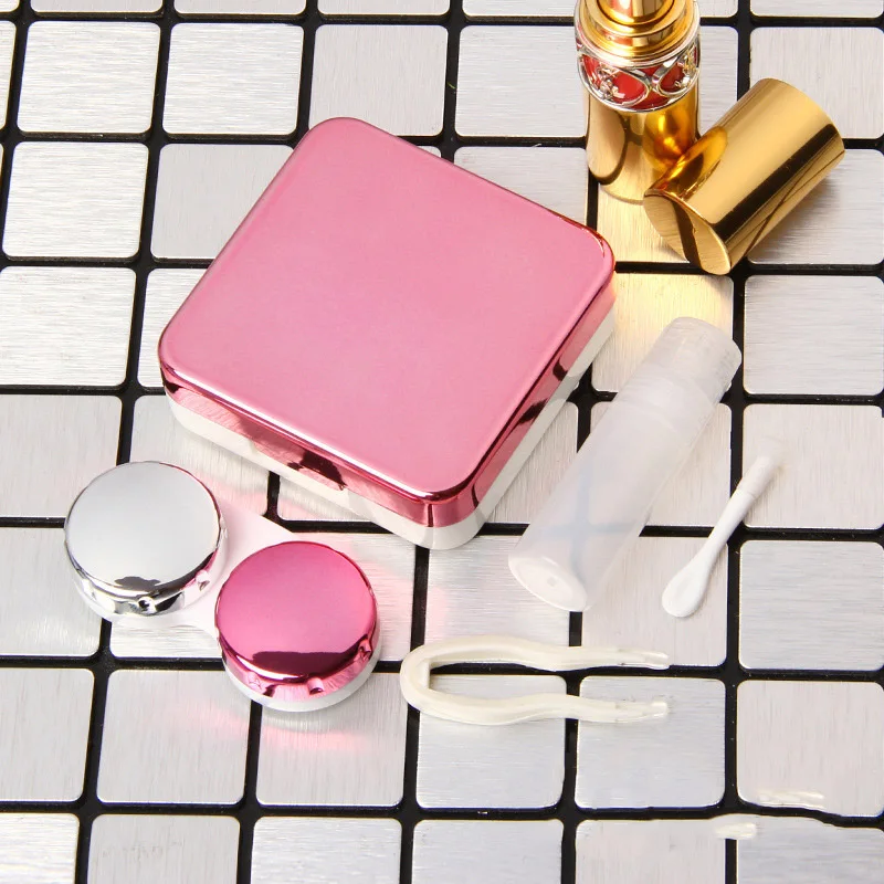 2019 Fashion Eye Contact Lens Case Color Case Lenses Contact Luxury ...