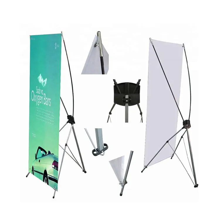Advertising X Stand Display Banner With Digital Printing Economy Hight ...