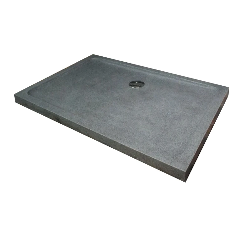 Bathroom Natural Black Shower Pan 28x48 Stone Shower Tray - Buy Stone ...
