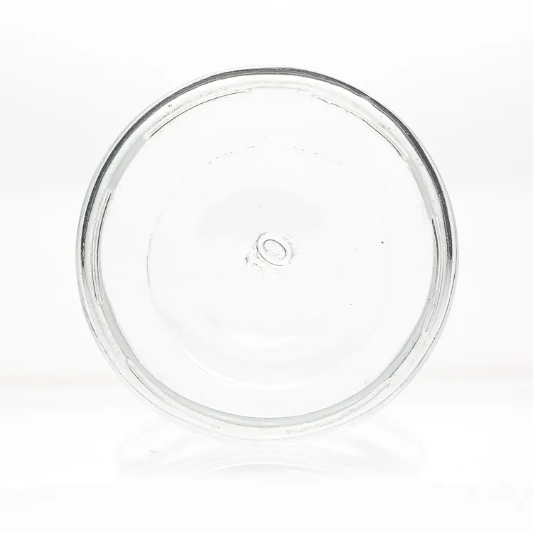 160ml 5.5oz Mini Small Straight Round Glass Candy Jars With Glass Lids ...