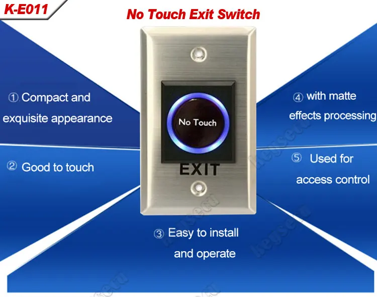 Smart Touchless Exit Button Switch - Keysecurity Access Control