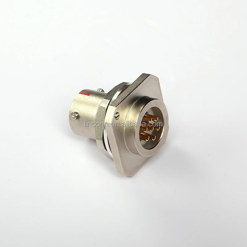 Aluminum Y50ex Series Circular Connector Aviation Load Cell Connectors ...