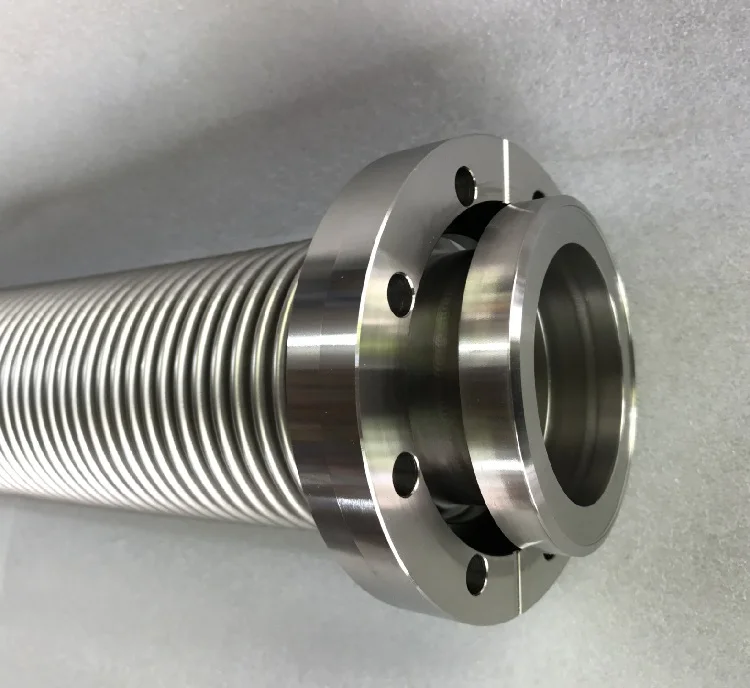 Conflat Cf Flange Stainless Steel Flexible Hose Vacuum Bellow Cf16 Cf35 ...