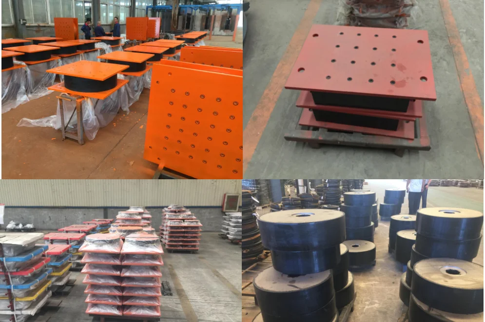 Seismic Isolation Base Elastomeric Bearing Pad For Building Bridge ...