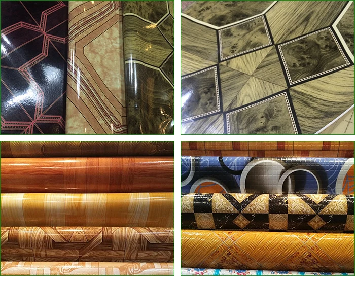 PVC Plastic Carpet Roll - High Gloss Vinyl Flooring