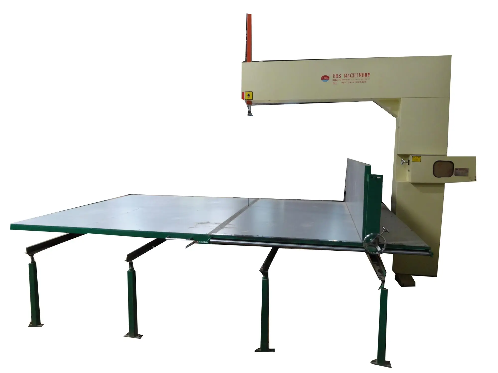 ERS-V03 Vertical PU Foam Rubber Sheet Trim Cutting Machine