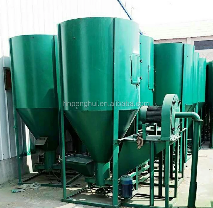 1 Ton Stationary Poultry Feed Mill - Efficient & Durable