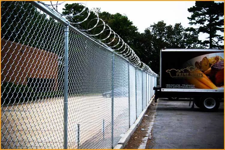 Galvanized Steel Walk-through Chain Link Wire Mesh Fence Gate - Buy ...