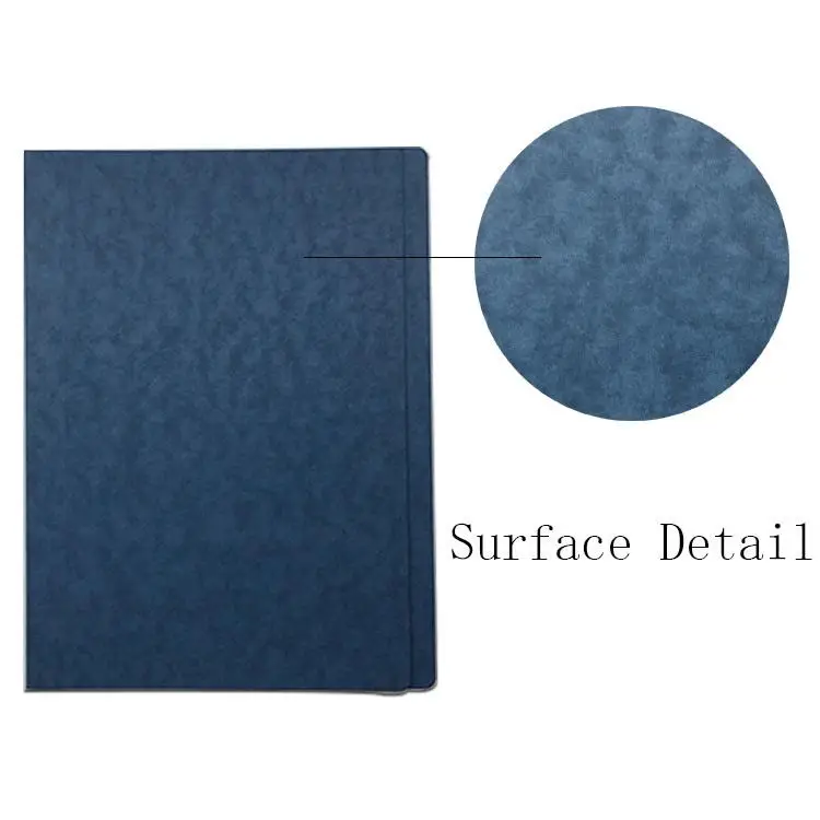 Customized A4 Size Dark Blue Cardboard Manila Binder File Folder With ...