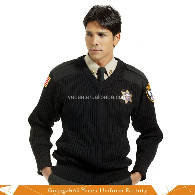 High Quality Security Guard Acrylic Sweater Uniforms - Buy Guard ...