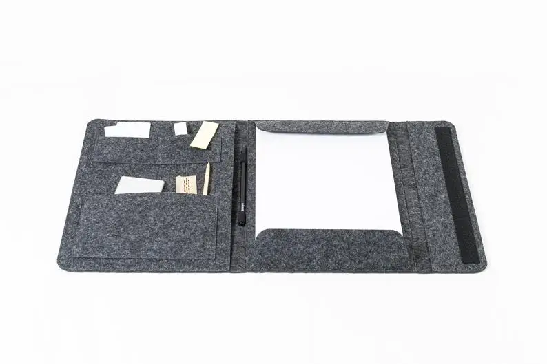 Custom Felt Folder Document Case A4 - Durable & Stylish