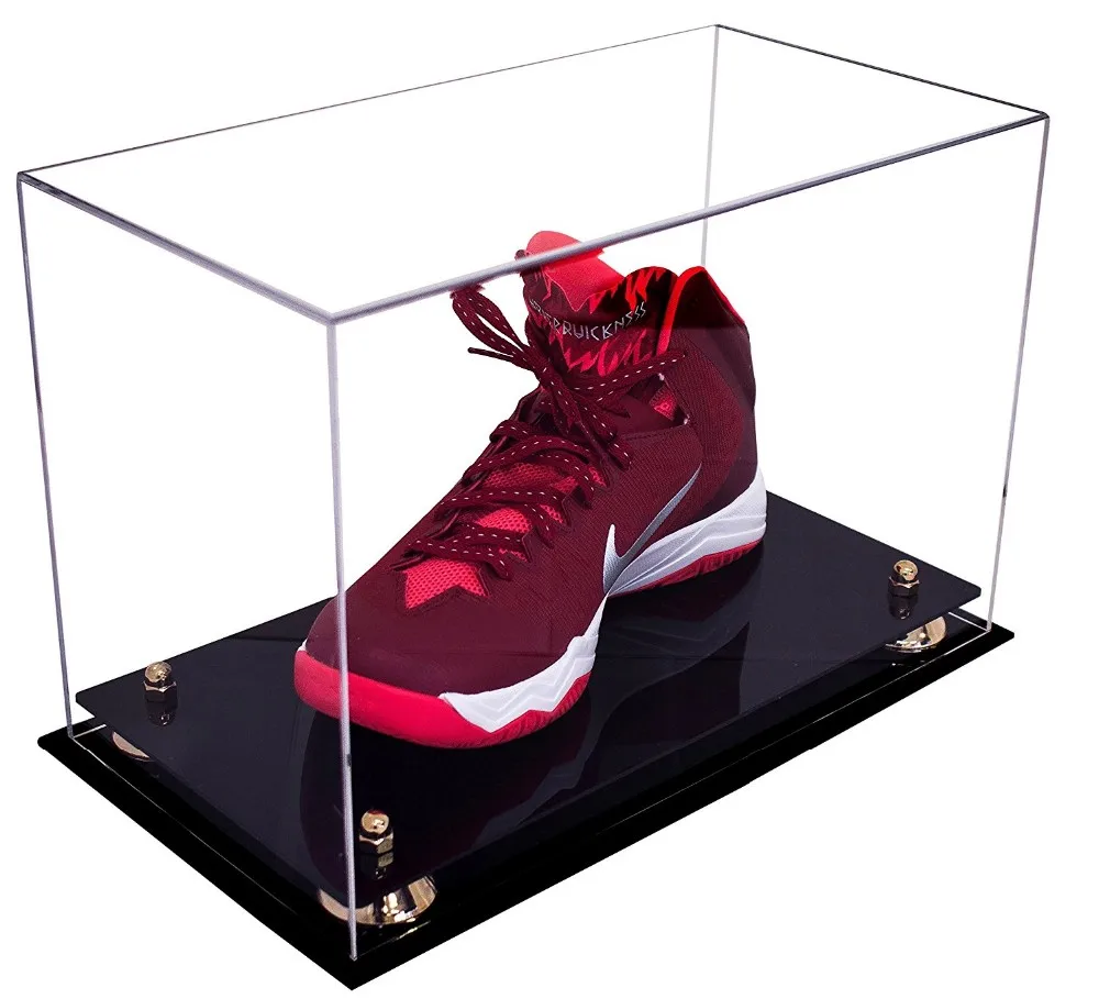 Clear Plexiglass Shoe Display Holder - Showcase Box