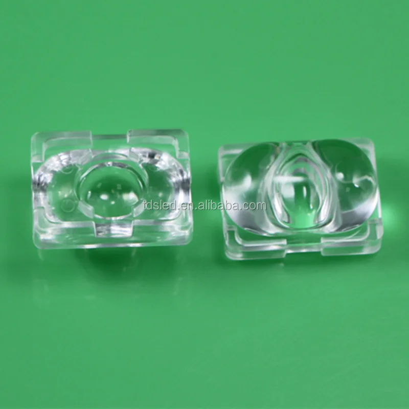 60X120 Degree 18mm square 1W 3W Led Lens with Bat Wing Light ...