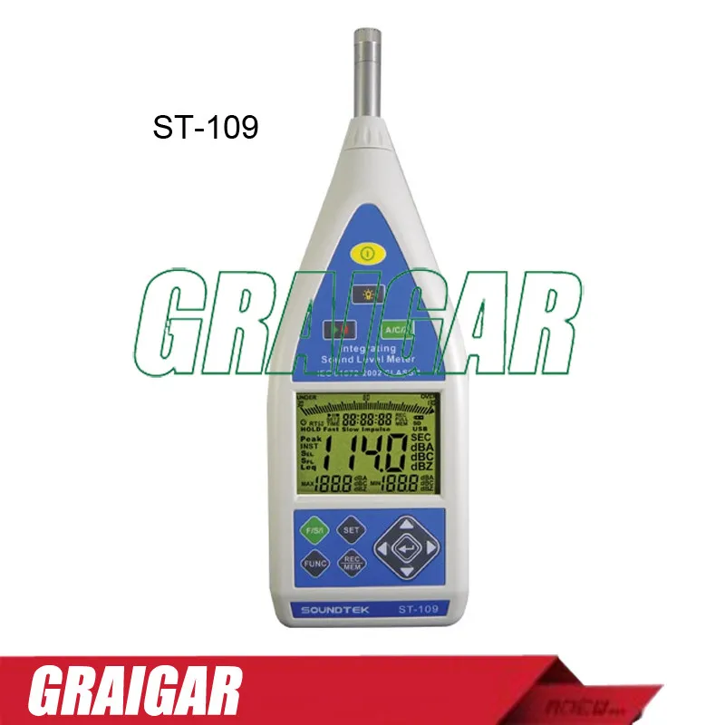 St-109r Class 1 Sound Level Meter Integrating Noise Meter With ...
