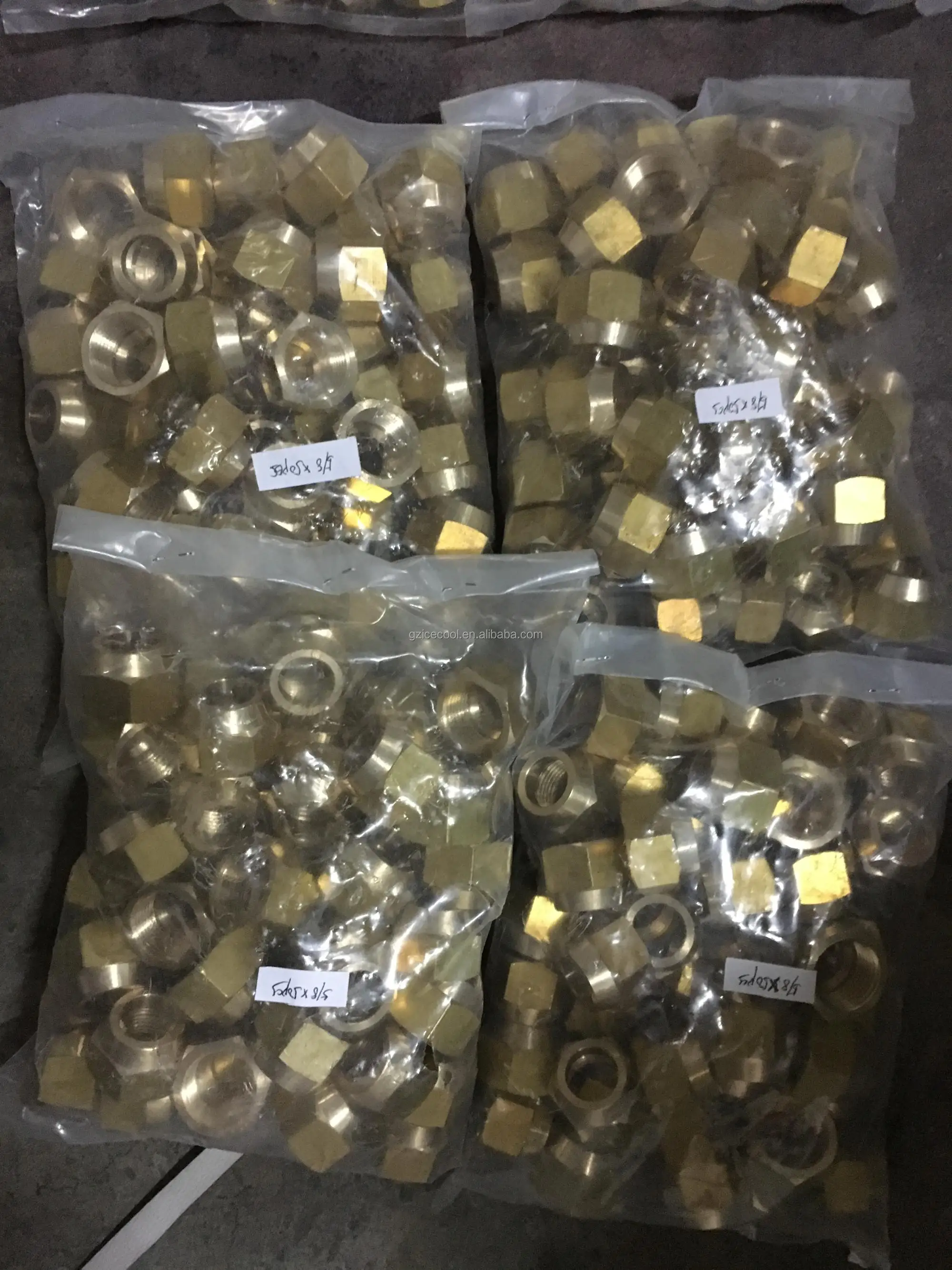 High Quality Quick Copper Joints Coupling With Double Flare Nut Union ...