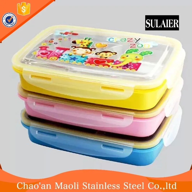 On Sale Preschool With Different Shapes Plastic Metal Lunch Box - Buy ...