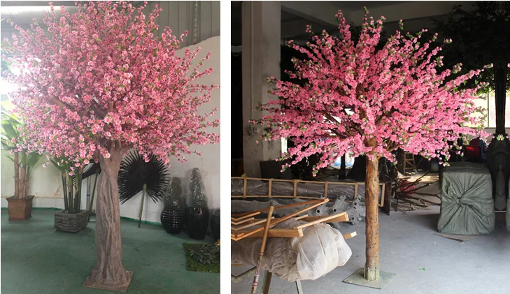 New Design Large Outdoor Artificial Cherry Blossom Tree Fiberglass Big ...