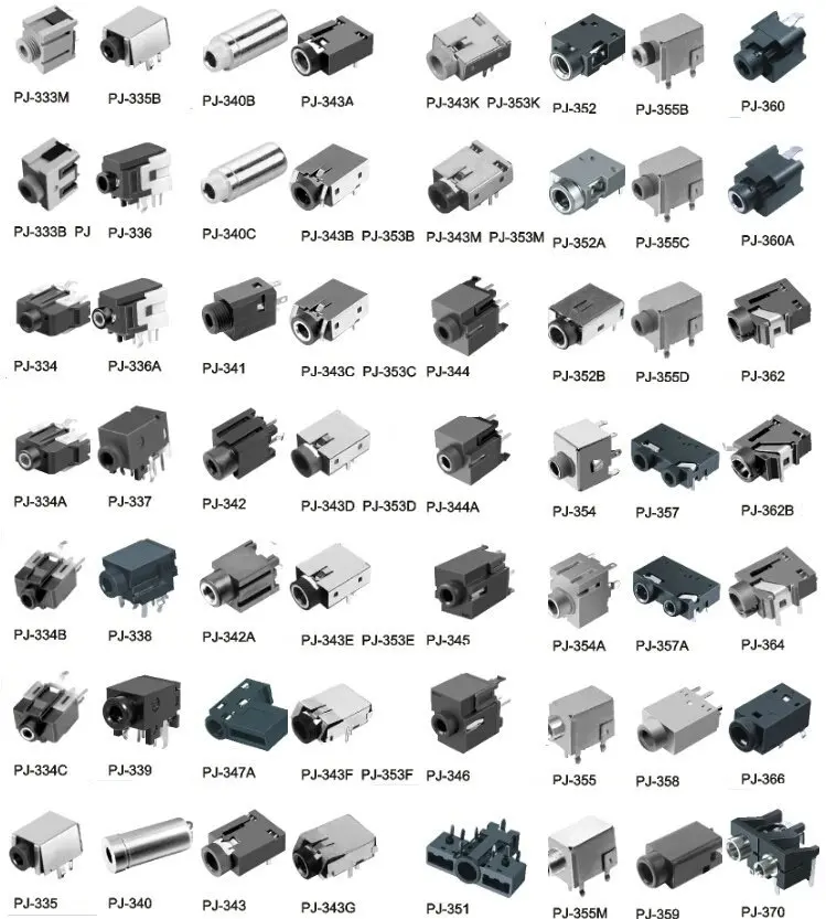 Pj-392 Pj392 3.5mm Stereo Panel Mount Audio Jack - Buy 3.5mm Stereo ...