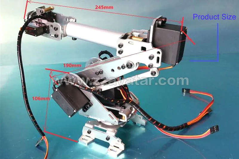 China Low Cost Mini Robotic Arm 6 Axis Controller - Buy Low Cost ...