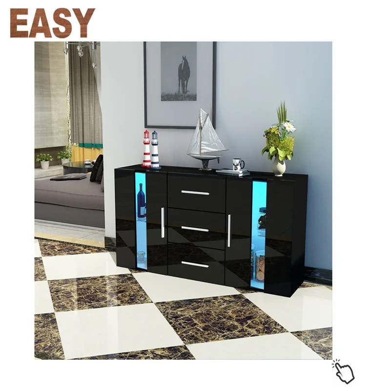 Fair Price Sideboard Chest Of Drawers Flow Design,Carcass In Black Matt ...