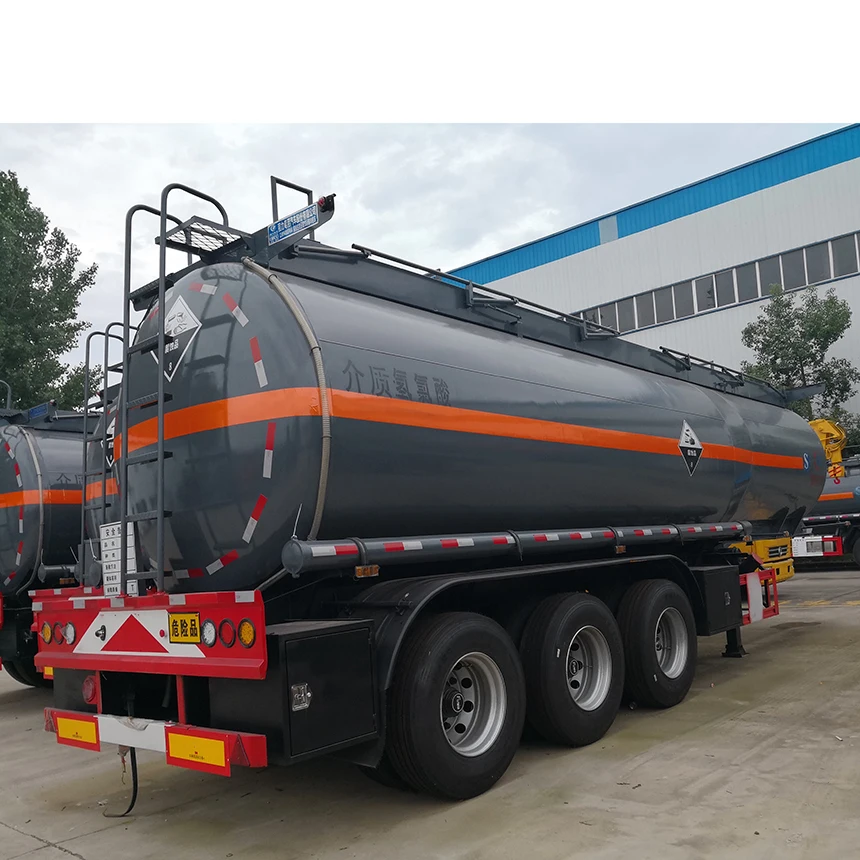 Custom 3-Axles Liquid Chemical Transport Tanker Truck