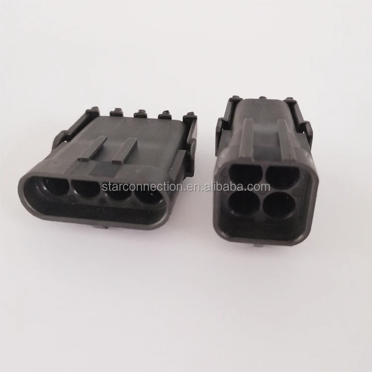 Automotive Delp 2.5mm 4 Pin Single Double Row Male Female Auto ...