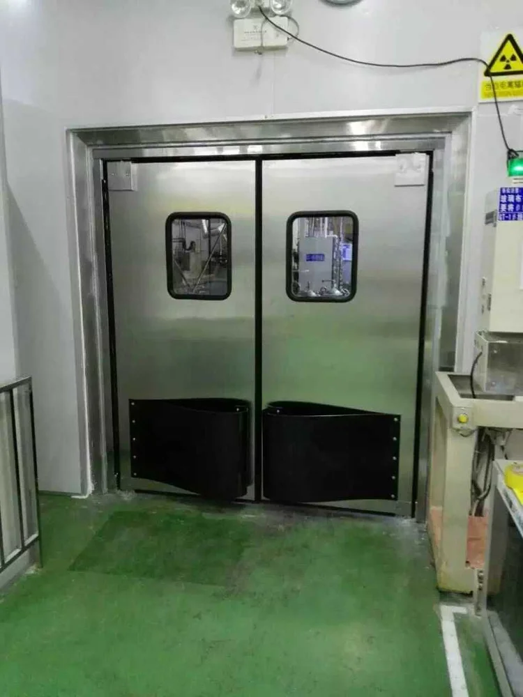 Commercial Kitchen Double Acting Traffic Swing Door For Restaurant ...
