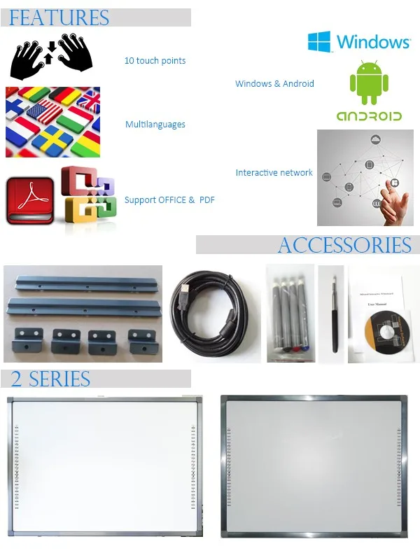 85 Inch Interactive Smart Board E3 Ceramic Steel Whiteboard - Buy E3 ...