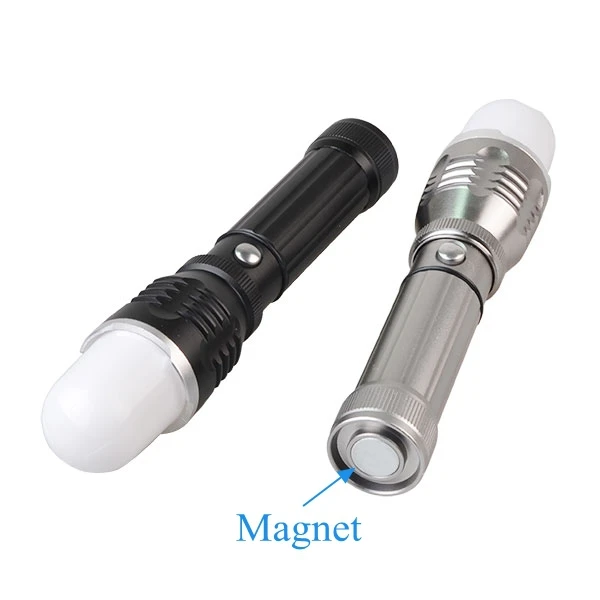 Aluminum Emergency Rechargeable Magnetic Wall Mounted Flashlight - Buy ...