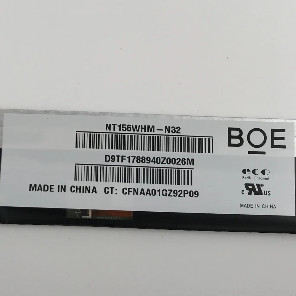 Nt156whm N12 N22 N32 Laptop Led Screen 15.6 Slim Edp 30 Pin Connector ...