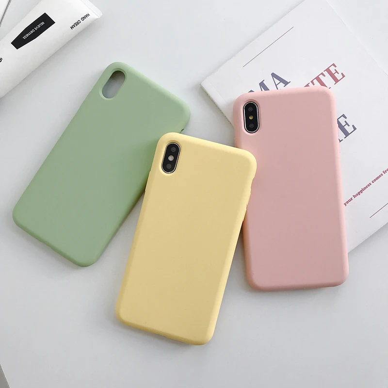 2020 Skin Soft Rubber Cover For Iphone 12 Silicone Case Bumper ...
