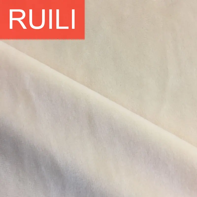 Soft Boa Crystal Velboa Plush Toy Fabrics - 2mm Hair Length