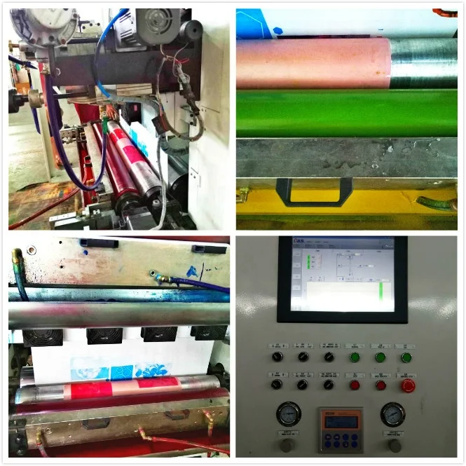 High Speed 4 Colors Flexographic Printing Machine Stack Type