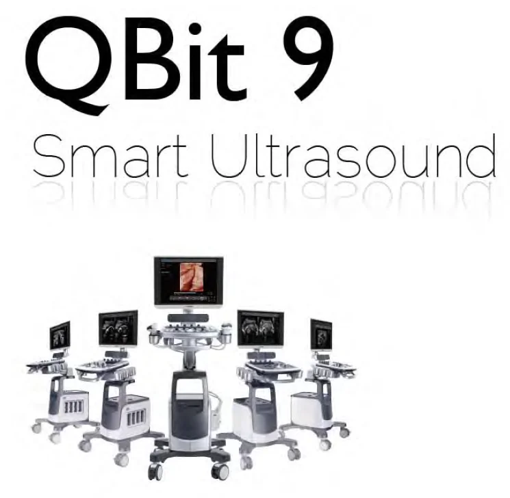 Chison Qbit 9 Color Doppler Ultrasound Machine With Trolley /ce Fda ...