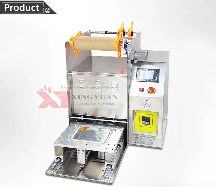 Sandwich Tray Sealing Film Machine Plastic Sandwich Tray Packaging ...