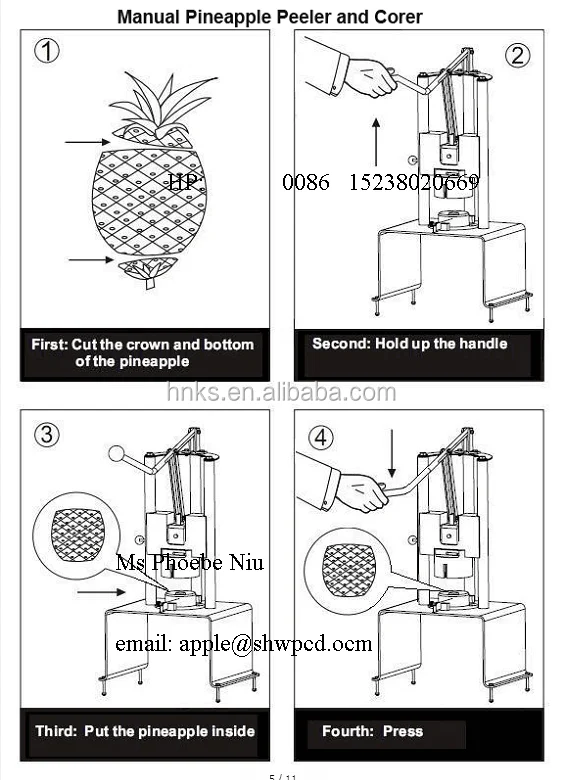 Jingxin Pineapple Peeling Machine - Efficient & Durable