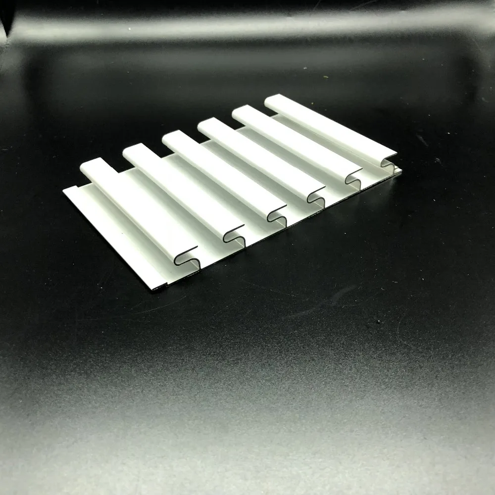 Aluminum Slot Wall Panel / Aluminium Strip Inserted Displaying Board ...