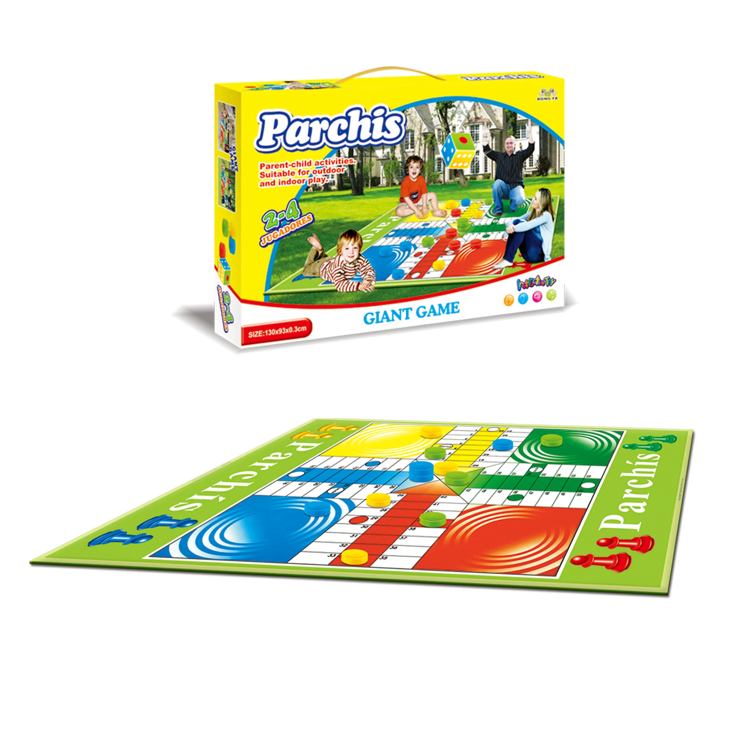 Spanish Parchis Different Types Magnet Board Carpet Ludo Game With 7p ...