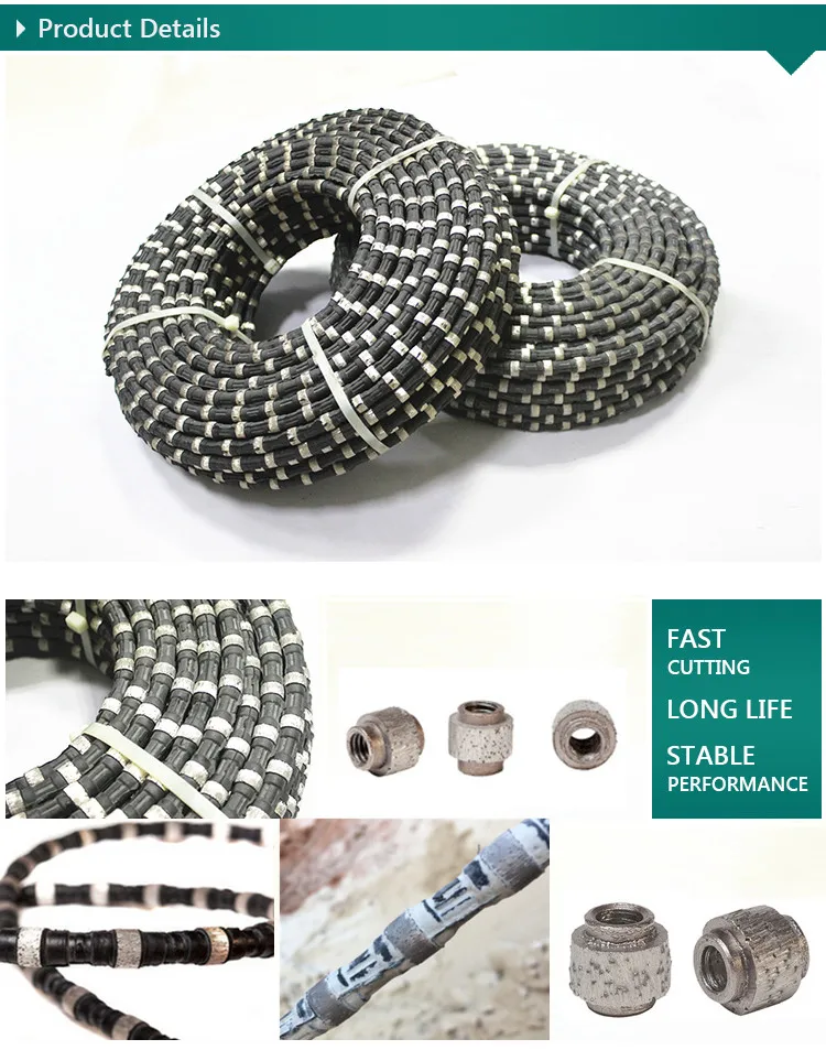 Professional Diamond Wire Saw For Efficient Slab Cutting - Buy Diamond ...