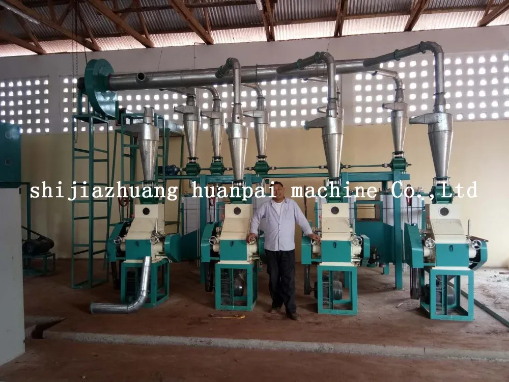 Full Set Wheat Flour Mill Production Line 30ton Flour Milling Machines ...